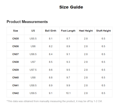 Shein Size Guide 2025 - Size Chart, Cuff Measurement & Shein Size ...