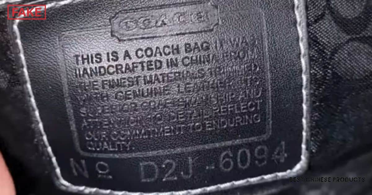 Real vs Fake Coach Bags | How to Authenticate a Coach Bag? | Best ...